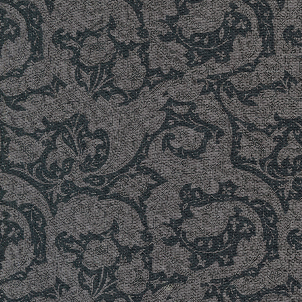 Ebony Suite Ebony Button Floral Leaves